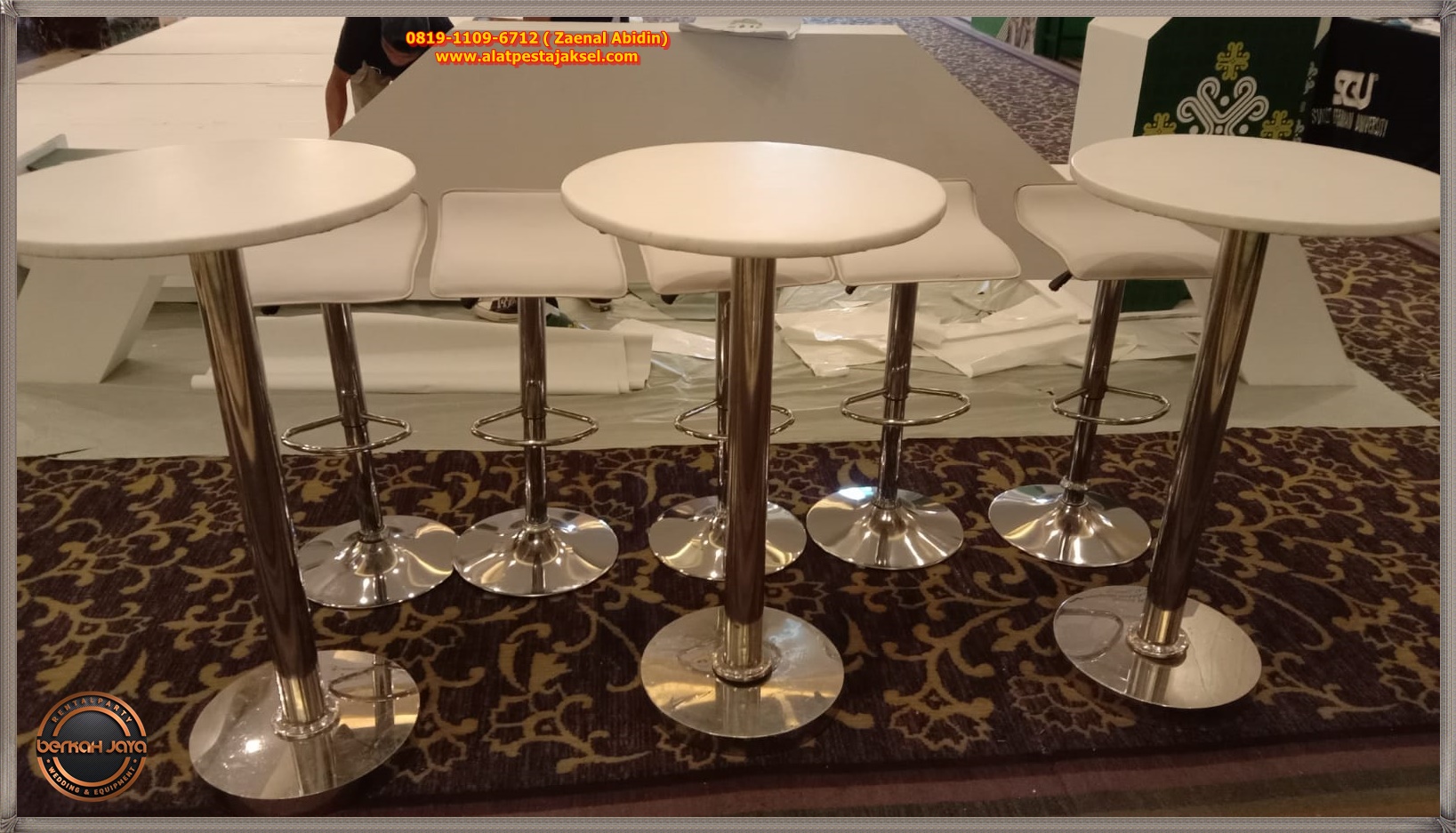 MEJA BAR LAPIS KALEP
