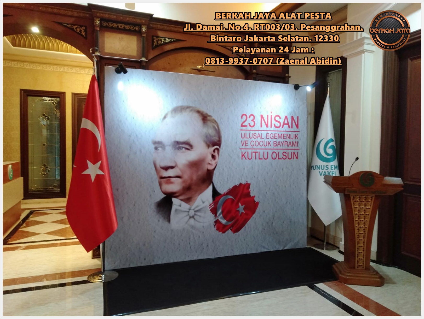 Sewa Aneka Type Dan Ukuran Backdrop Area Jakarta Pusat