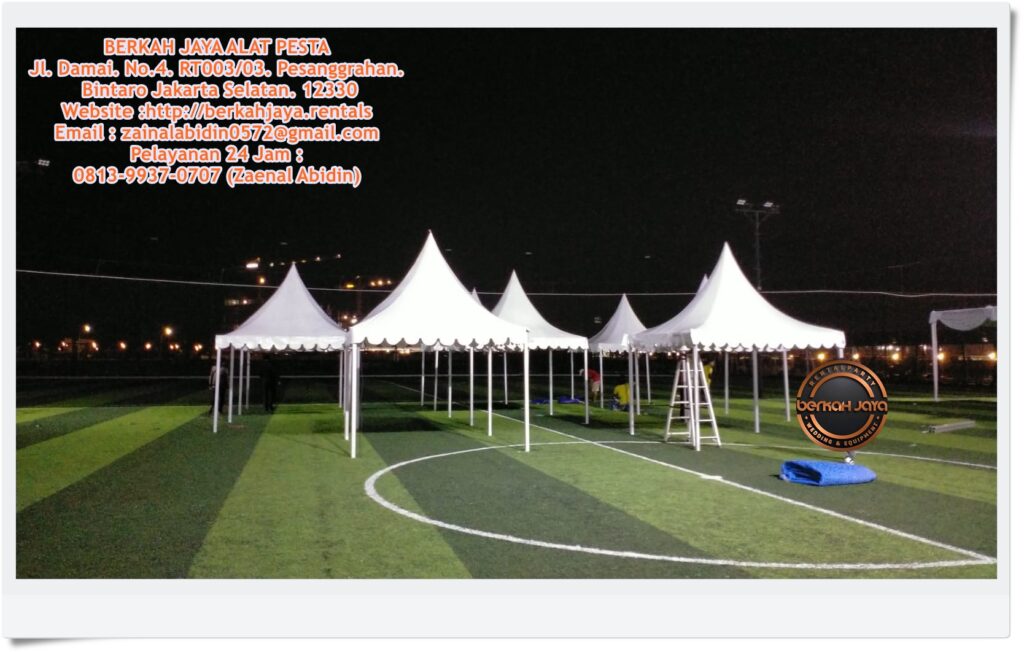 Sewa Tenda Konvensional Roder Dan Kerucut Jakarta Selatan