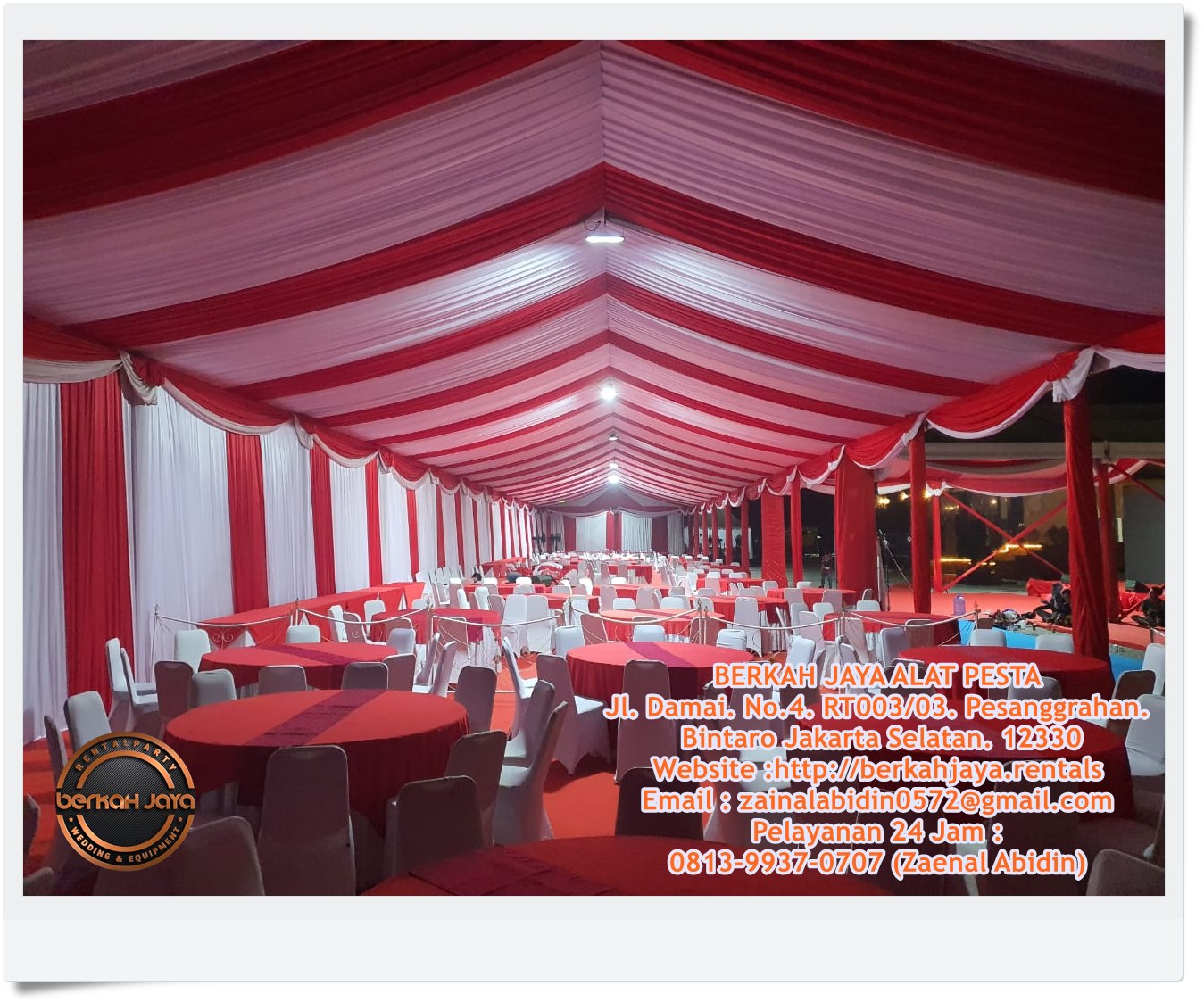 Sewa Tenda Konvensional Roder Dan Kerucut Jakarta Selatan