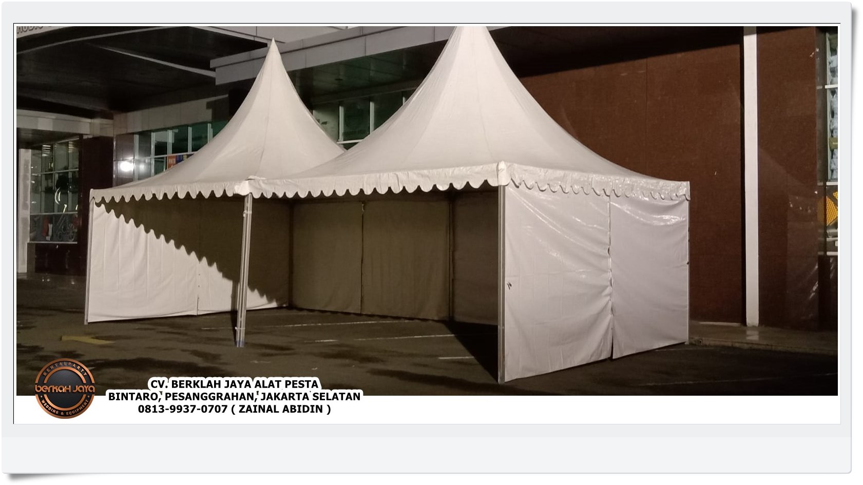 Sewa Tenda Konvensional Roder Dan Kerucut Jakarta Selatan